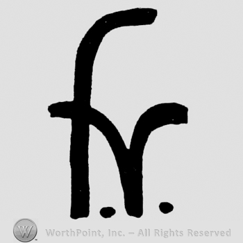 Mark with Handwritten letters: f.r. | #139420