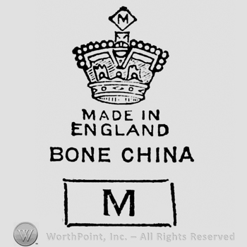 Mark with Capital initial M inside diamond above | #139451