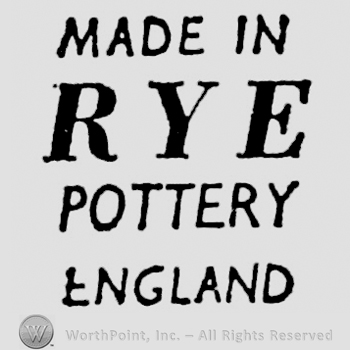 Mark with Made in Rye Pottery England capital | #139473