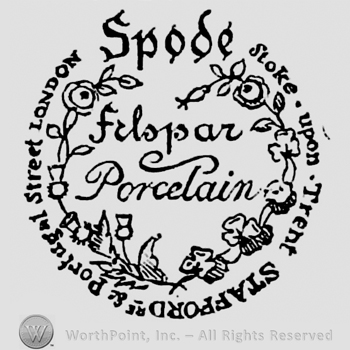 Mark with Spode written on top. Felspar Porcelain | #139567