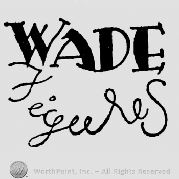 Mark with Wade bold and capital written above. | #139713