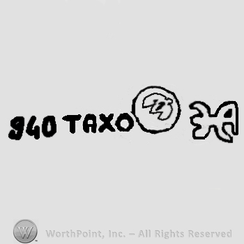 Mark with The text "940 TAXO", a circle, eagle | #142474