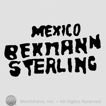 Mark with The text "MEXICO BECKMANN STERLING". | #142540