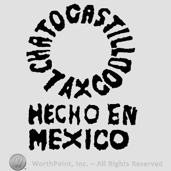 Mark with The text "CHATO CASTILLO TAXCO HECHO EN | #142610