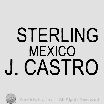 Mark with The text "STERLING MEXICO J. CASTRO". | #142626