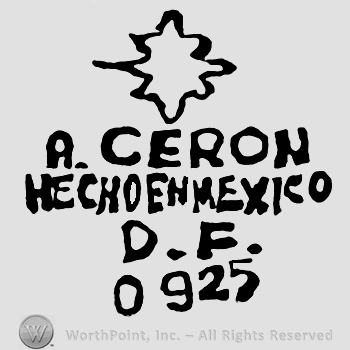 Mark with A star and the text " A. CERON HECHO EN | #142636