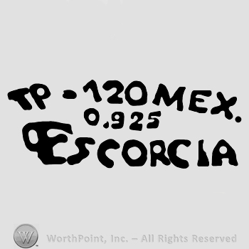 Mark with The text "TP-120 MEX 0.925 ESCORCIA". | #142709
