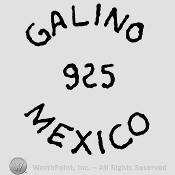 Mark with The text "GALINO 925 MEXICO". | #142736