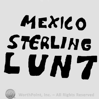 Mark with The words "MEXICO STERLING LUNT". | #142918