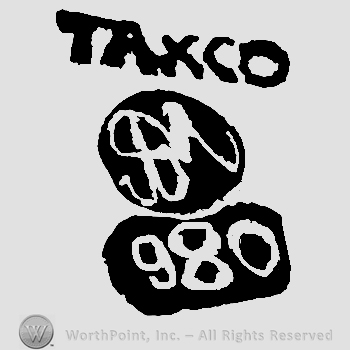 Mark with The word "Taxco", monogram of letters | #142982