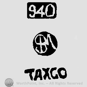 Mark with the number "940", the monogram of | #142983