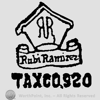 Mark with The text "RR Rubi Ramirez TAXCO 920", a | #143171