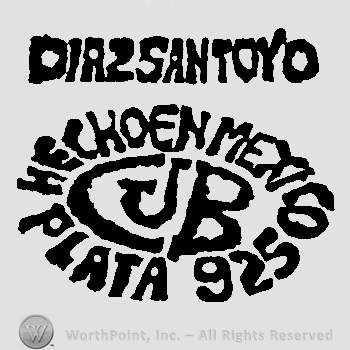 Mark with The letters "CJB" and text "DIAZ | #143224