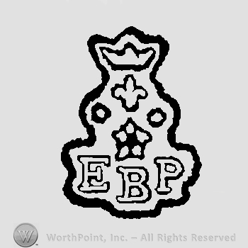 Mark with The letters "EBP", a flower, a | #145039