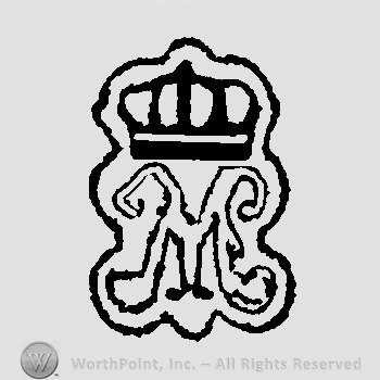 Mark with Crown above stylized letter M | #145180