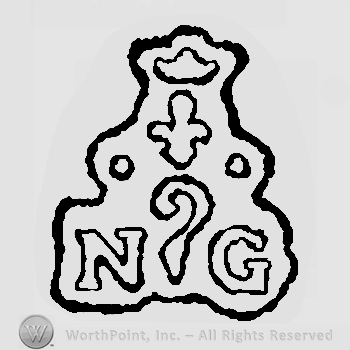 Mark with The letters "N G", a crown, a symbol, | #145210