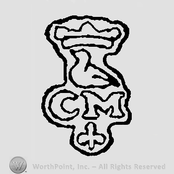 Mark with Crown above bird above letters CM above | #145625