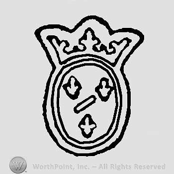 Mark with Crown above letter O with three fleur | #145999