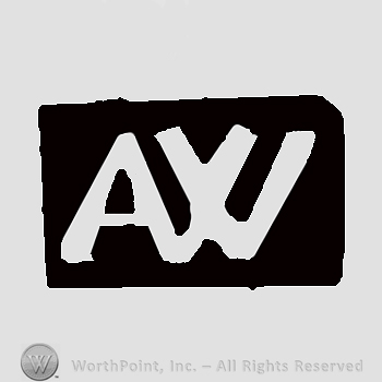 Mark with Monogram of A W inside square shape | #146084