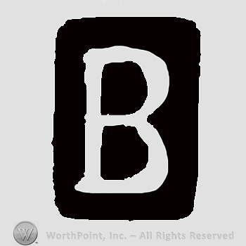 Mark with Capital initial B inside rectangle | #146098