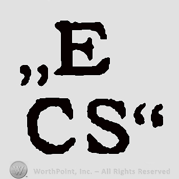 Mark with Initials written on two rows between | #146246