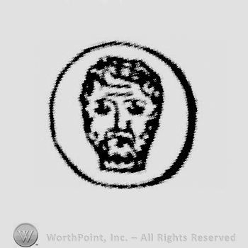 Mark with Circle with a man head. | #147590