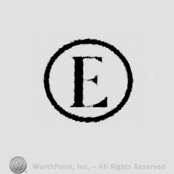 Mark with Circle enclosing letter e. | #147642