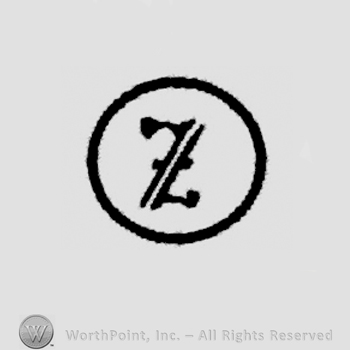 Mark with Circle enclosing stylish letter z. | #147712