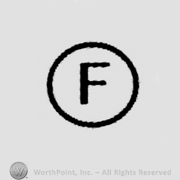 Mark with Circle enclosing letter f. | #147718