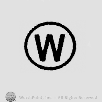 Mark with Circle enclosing letter w. | #147734