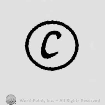 Mark with Circle enclosing stylish letter c. | #147764