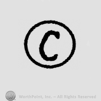 Mark with Circle enclosing stylish letter c. | #147789