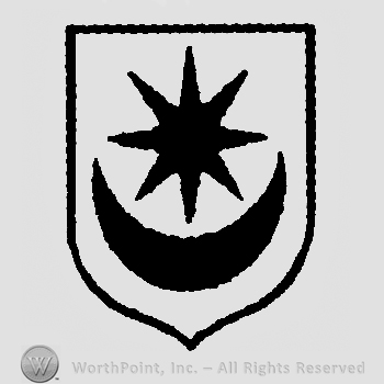 Mark with Shield with a crescent and a star. | #147820