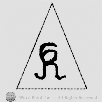 Mark with A triangle and the monogram of letters | #148030