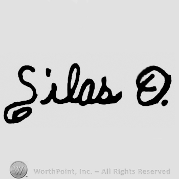 Mark with The text "Silas O.". | #149169