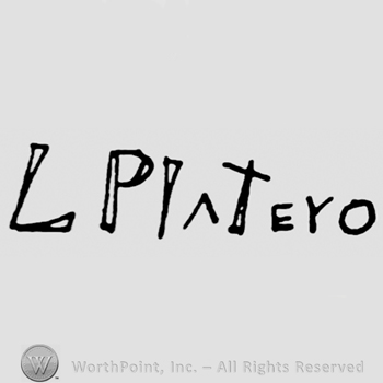 Mark with The text "L Platero". | #149238