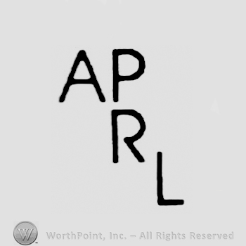 Mark with The letters "APRL". | #149240