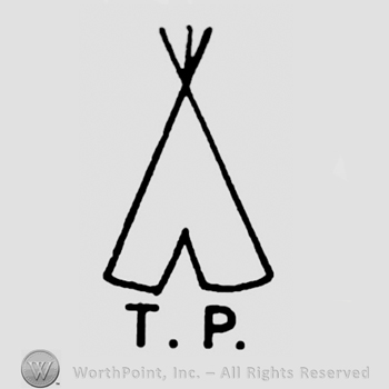 Mark with A shape like a teepee and the letters | #149242