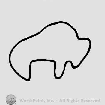 Mark with The symbol of a buffalo. | #149317