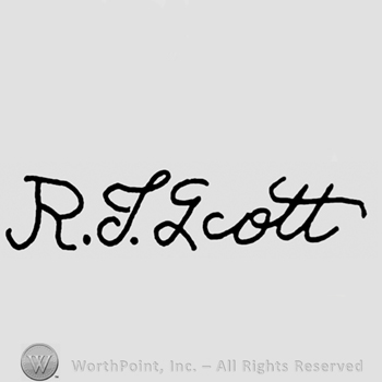Mark with The text "R.I. Scott". | #149364