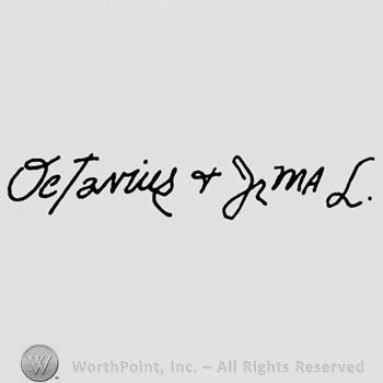 Mark with The text "Octavius & Irma L.". | #149392