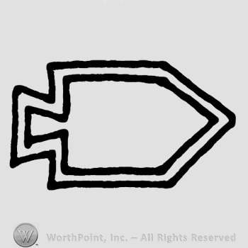 Mark with A stylized arrowhead. | #149479