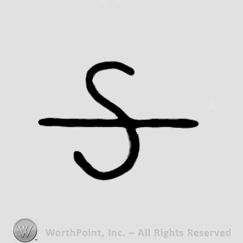 Mark with The letter "S" and a cross bar. | #149480