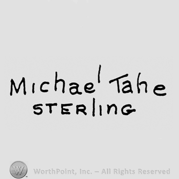 Mark with The words "Michael Tahe STERLING". | #149494