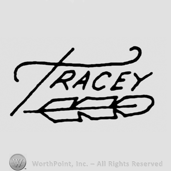 Mark with The word "TRACEY" and a feather. | #149558
