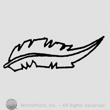 Mark with The symbol of a feather. | #149560
