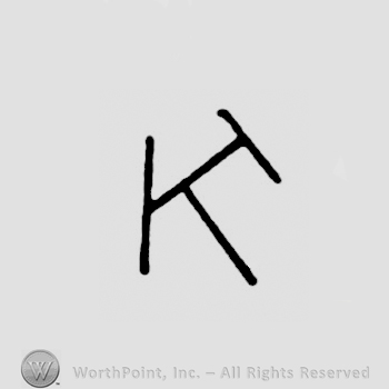 Mark with The monogram of letters "KT". | #149613