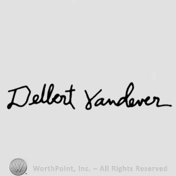 Mark with The text "Delbert Vandever". | #149629