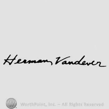 Mark with The text "Herman Vandever". | #149630
