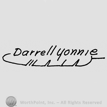 Mark with The text "Darrell Yonnie" and a half | #149733